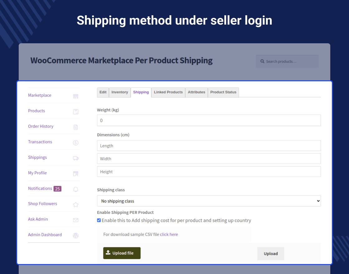 Marketplace Per Product Shipping Plugin for WooCommerce by Webkul | CodeCanyon